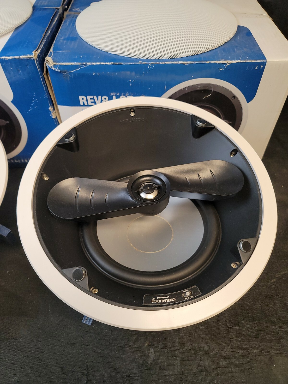 Pair TruAudio REV8-LCR.2 Speaker 8" Revolve Series In Ceiling Home ...