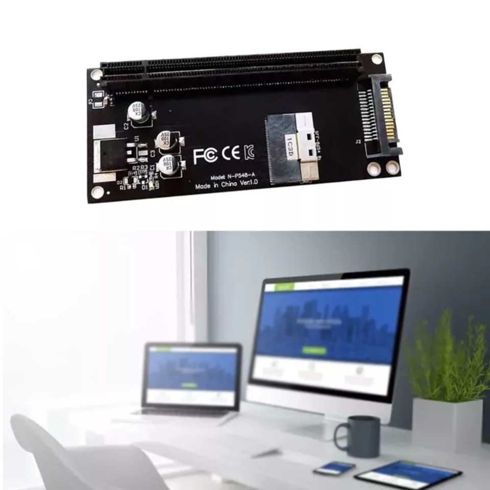 New SFF-8654 8i to PCIe 4.0 x16 Adapter for Mainboard Computers ...