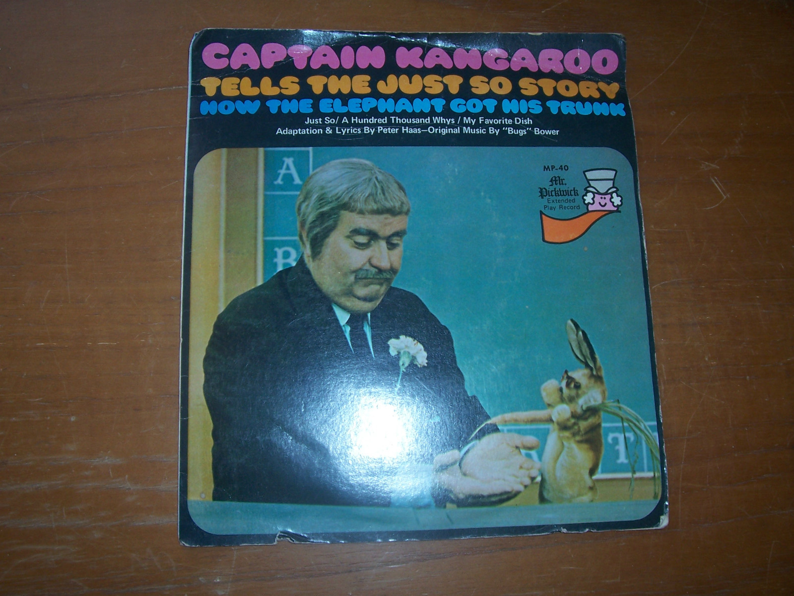 Vintage Captain Kangaroo Mr Pickwick Children's 45 RPM Record MP-40 ...