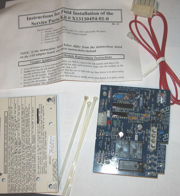 Trane Ignition Control Module Replacement Kit 05137A Service First box ...