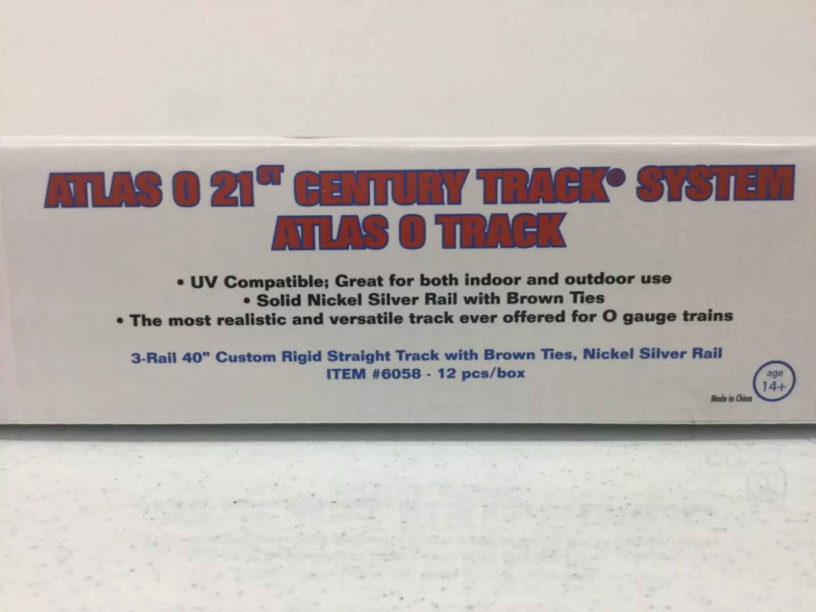 12 Pack Atlas # 6058 3 Rail O scale 40" Solid Nickel Silver Rigid Track ...