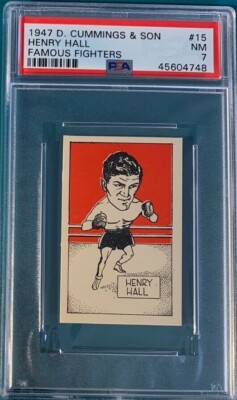 1947 Cummings Boxing #15 Henry Hall PSA 7 Nicely Centered | eBay