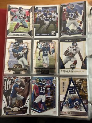 9 Card Lot Odell Beckham Jr. Browns Giants Ravens Will Combine Shipping ...