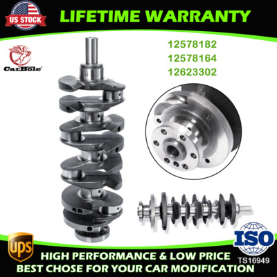 NEW Crankshaft For GM Chevy GMC Buick ECOTEC 2.4L L4 DOHC 12578164 ...