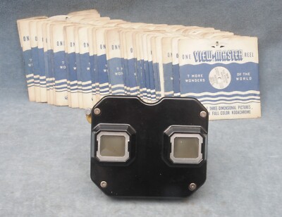VIEW-MASTER MODEL C VIEWER AND 25 VIEW-MASTER REELS | eBay