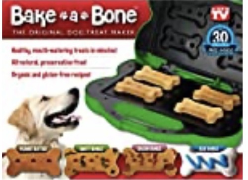 Bake a Bone DOG TREAT MAKER Green As Seen On TV Homemade Puppy Snacks ...