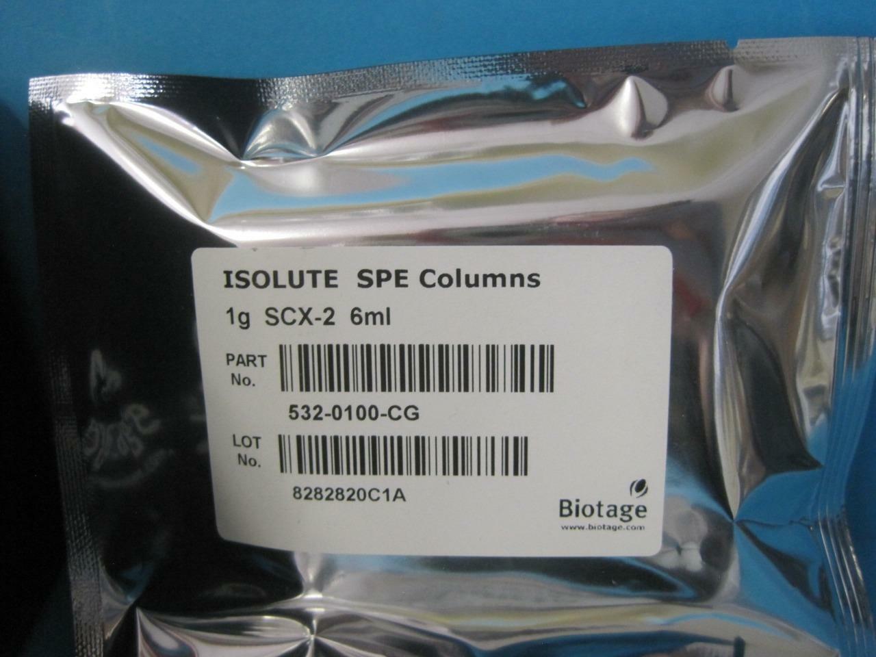 IST BOX OF 20 NEW 1000MG 1G SORBENT SCX-2 6ML RESERVOIR 532-0100-CG SPE ...