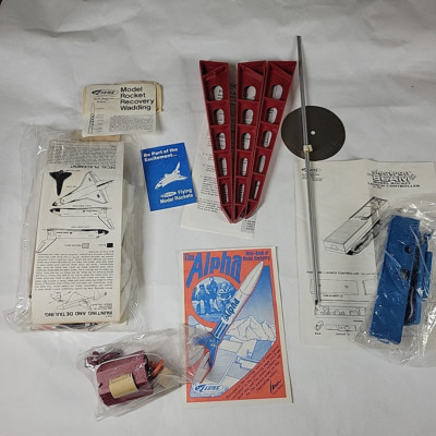 Open New Estes Columbia Space Shuttle Flying Model Rocket Kit #1385 | eBay