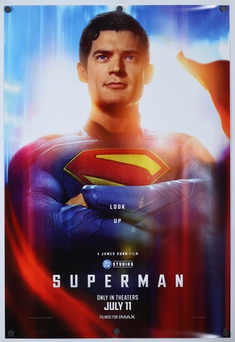 Superman - James Gunn original DS movie poster D/S 27x40 2025 US Style ...