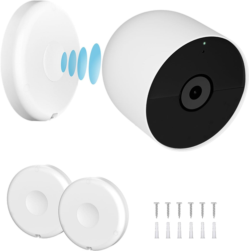 2 Pk Magnetic Wall Mount Base for Google Nest Cam Indoor Outdoor ...
