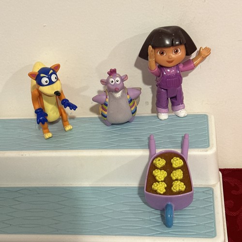 Dora The Explorer Tico Swiper Garden Figures Wheelbarrow Lot | eBay