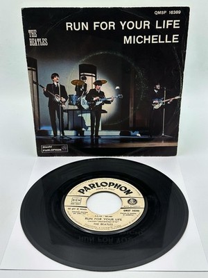 THE BEATLES - RUN FOR YOUR LIFE (45 RPM - ITALY)(PROMO) | eBay