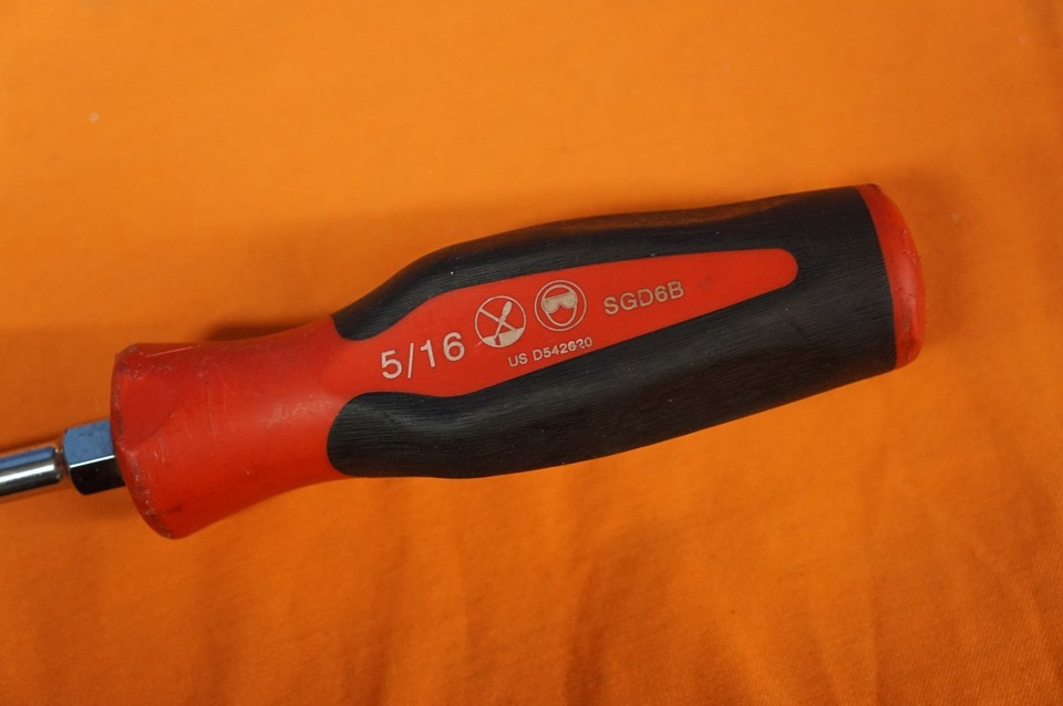Snap On SGD6B 5/16 Flat Tip Instinct Soft Grip Screwdriver | eBay