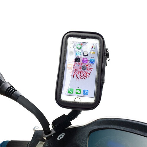 Motorcycle Handlebar GPS Navigation CellPhone Mount Holder Waterproof ...