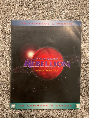 Star Wars Rebellion PC Game Manual | eBay