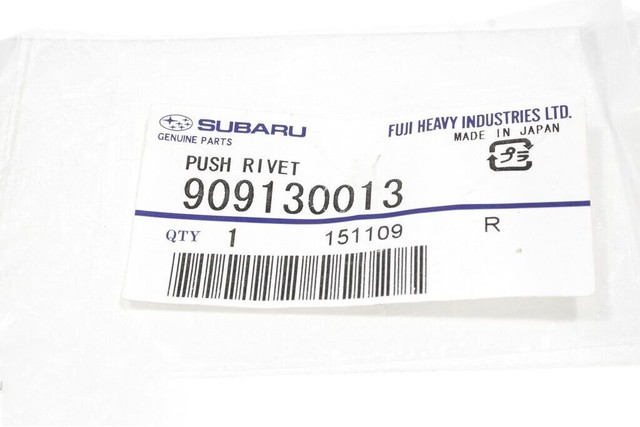 Subaru 909130013 Genuine OEM Headlamp ASSY Rivet for sale online | eBay