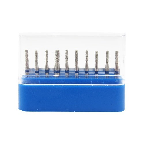 10Pcs/Box Dental Diamond Bur Multiple Models Fit For Dental High Speed ...