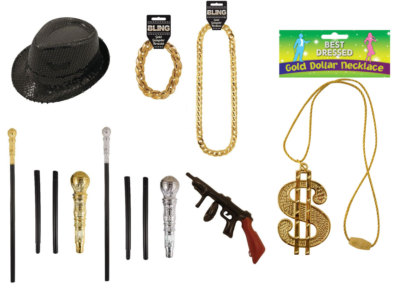 Rapper, GANGSTER FANCY DRESS ACCESSORIES COSTUME Pimp Party Dress Up ...
