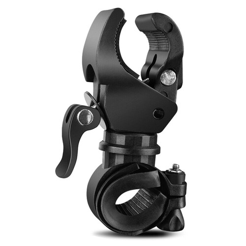 MTB Bicycle Bike Handlebar Mount Bracket Flashlight Torch Clip Holder ...