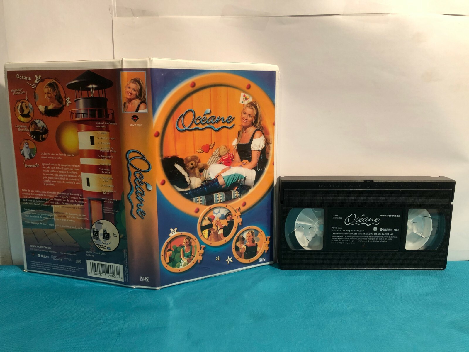 Oceane VHS tape & clamshell case FRENCH quebec kid's show | eBay