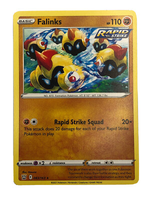 Falinks 83/163 Battle Styles Regular Rare Pokemon Card Pokémon TCG 083/ ...