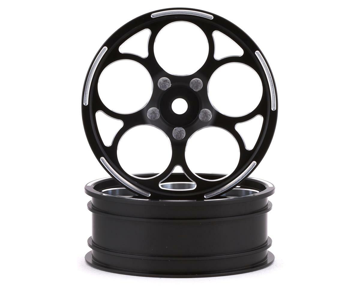 SSD RC 5 Hole Aluminum Front 2.2” Drag Racing Wheels (Black) (2 ...