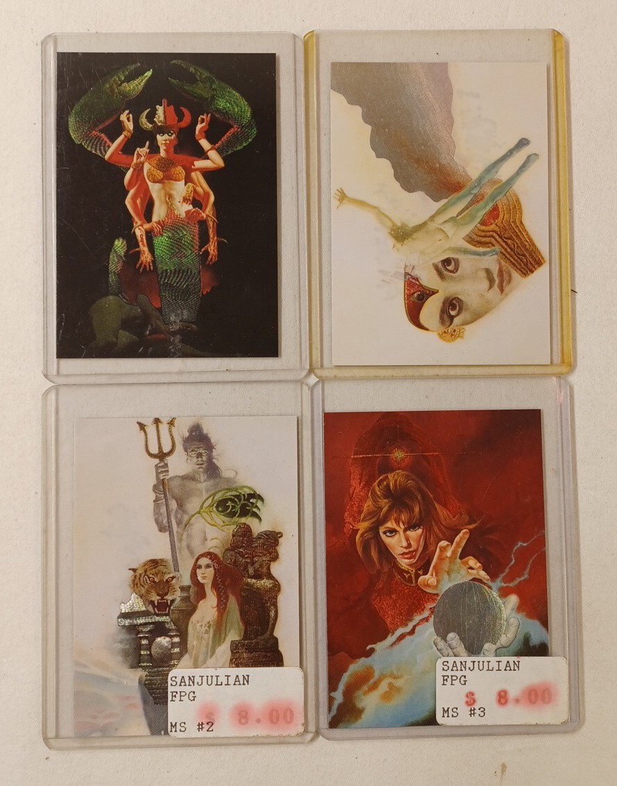 Sanjulian Insert Chase Card Lot MS#1-4 Foil 1994 FPG | eBay