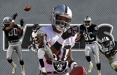 Oakland Raiders Lithograph print of Jerry Rice 17 x 11 | eBay