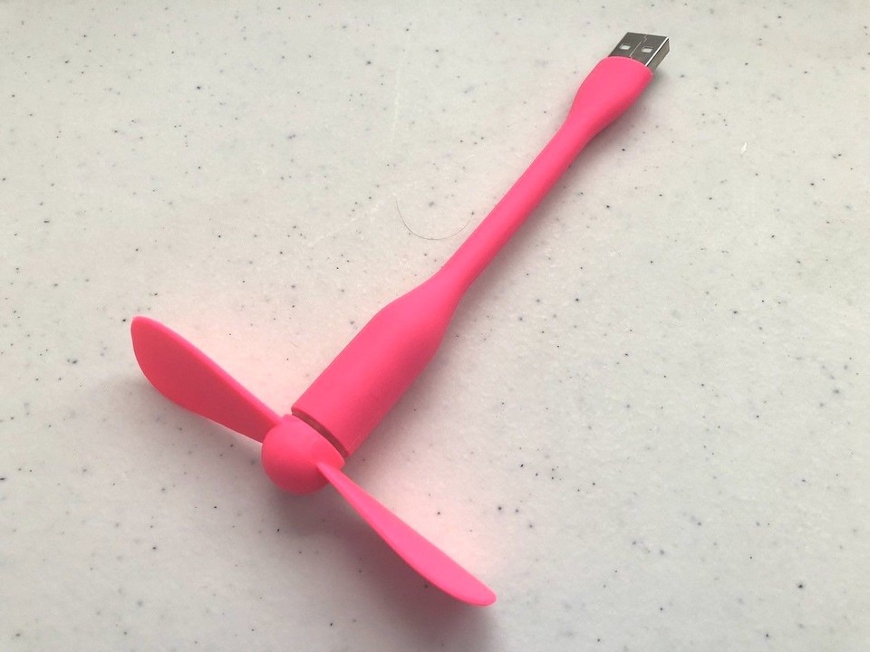 USB POWER COOLING Mini FAN Travel Laptop Keyboard Computer PC Desk ...