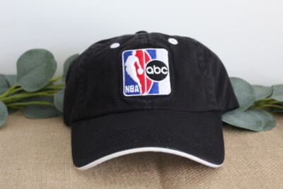 ABC NBA Logoman Black Adjustable Baseball Hat Unworn Cap | eBay