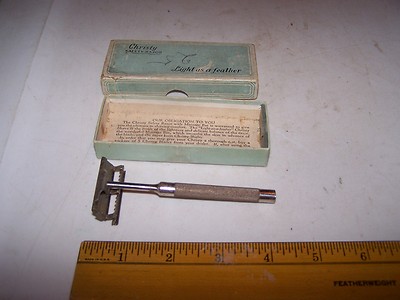 Vintage CHRISTY SAFETY RAZOR Made in USA | eBay
