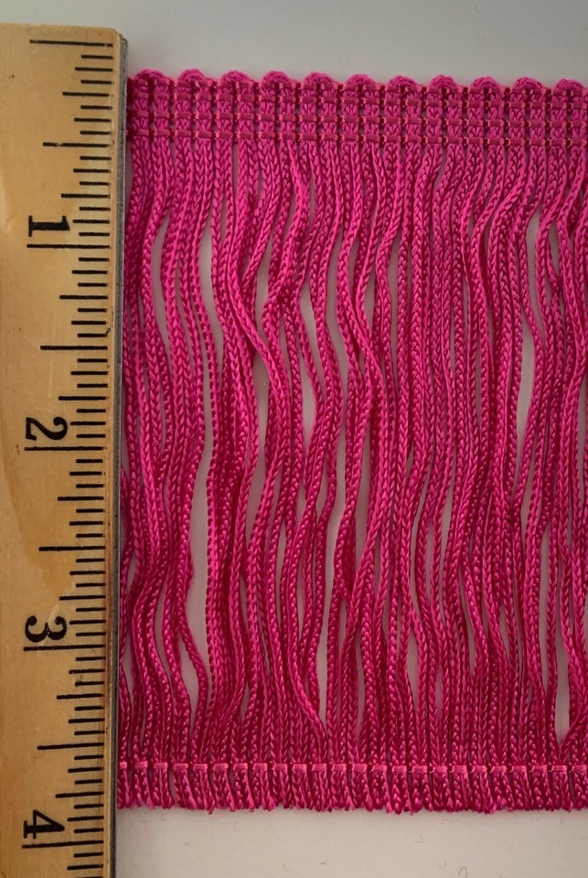 4" Rayon Chainette Fringe - 6 Continuous Yards - Many Color Options! | eBay
