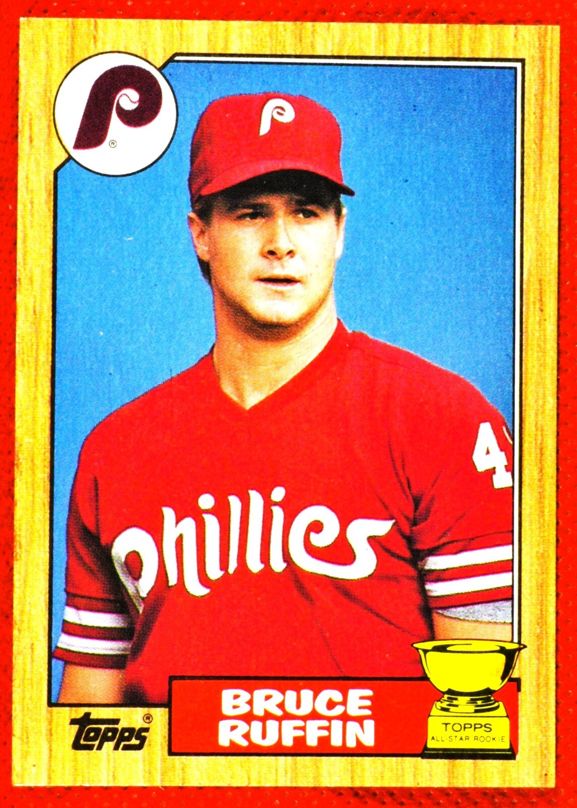 1987 Topps - #499 Bruce Ruffin (RC) for sale online | eBay