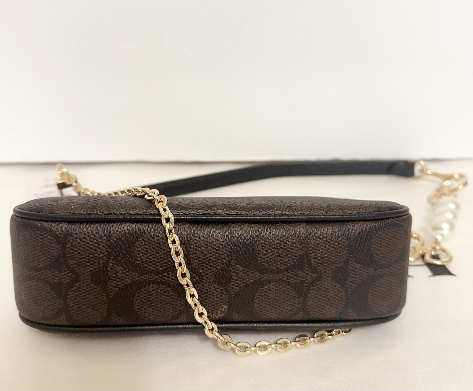 NWT Coach Nolita 19 In Signature Canvas CW426 Walnut/black | eBay