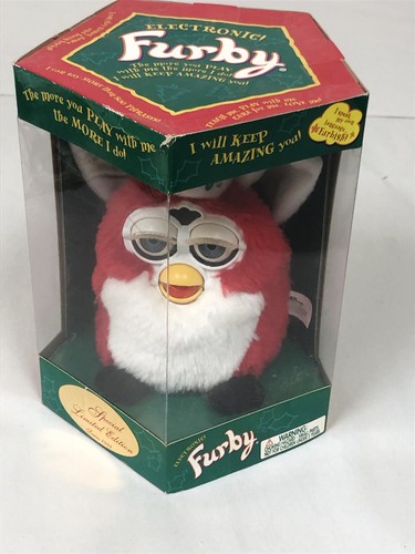 1990s FURBY MINT SEALED IN THE ORIGINAL BOX RED w WHITE TRIM | eBay