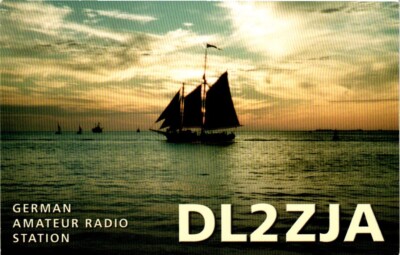 German Amateur Radio Station Germany DL2ZJA QSL Postcard | eBay