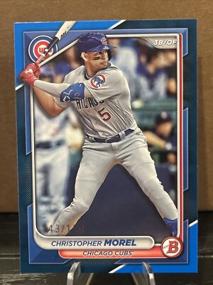 2024 Bowman - Blue Border #91 Christopher Morel /150 | eBay