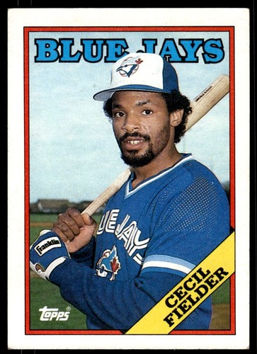 1988 Topps Cecil Fielder Baseball Card Toronto Blue Jays #618 | eBay