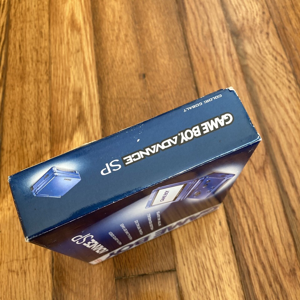 Nintendo Gameboy Advance GBA SP Console Cobalt Blue AGS-001 Complete in ...