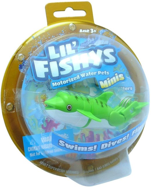 Lil Fishys Motorised Water Pets - (lucky) Swims Dives Flips Bath Toy ...