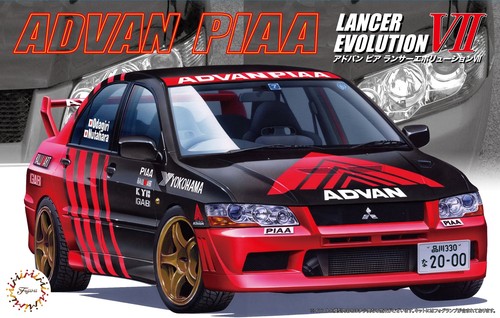 Fujimi Inch Up Series No.307 ADVAN PIAA Lancer Evolution VII 1/24 ...