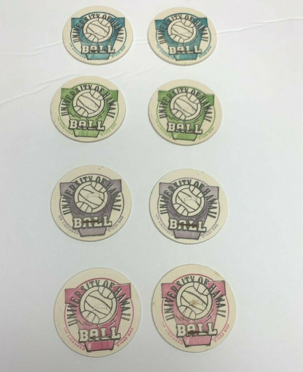 Lot 8 University of Hawaii Ball POG Hawaii MilkCap 1993 | eBay