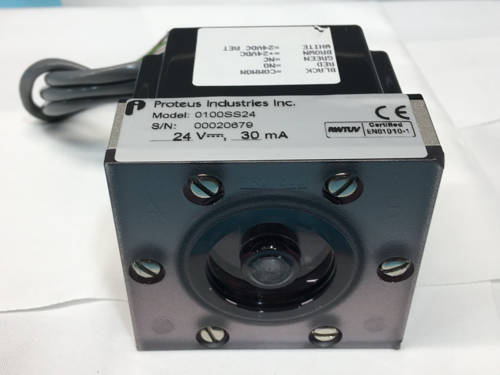 PROTEUS 0100SS24 Flow Sensor 24VDC 30mA, 110140, 131154 | eBay