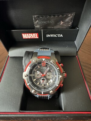 Invicta Thor Marvel Watch 25992 Red White Blue Quartz LIMITED EDITION ...