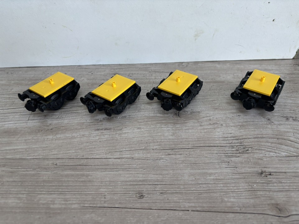 X 4 LEGO Train Parts Carriage Bogie Buffer Wheel Assembly 60336 60337 ...
