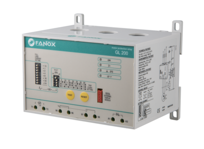 Fanox GL200 Integral Motor Protection Relay 50 - 150hp, aux. voltage ...