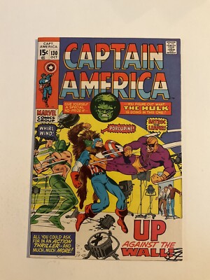 Captain America 130 Fine Fn 6.0 Marvel | eBay