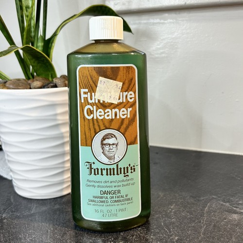 Vintage Formby’s Furniture Cleaner 16 oz 1 Pint Full - Discontinued NOS ...
