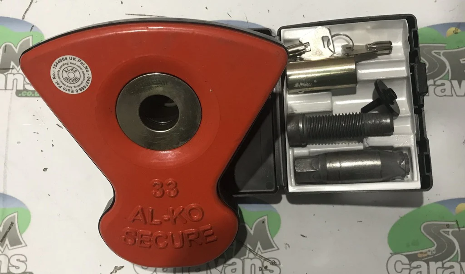 Alko Caravan Secure Wheel Lock / Lozenge No 33 - Bailey | eBay UK