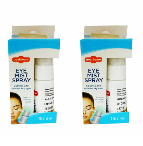 Eye Spray 2 x 15ml Mist Eyelid Spray REFRESHING DRY TIRED IRRITATED ...